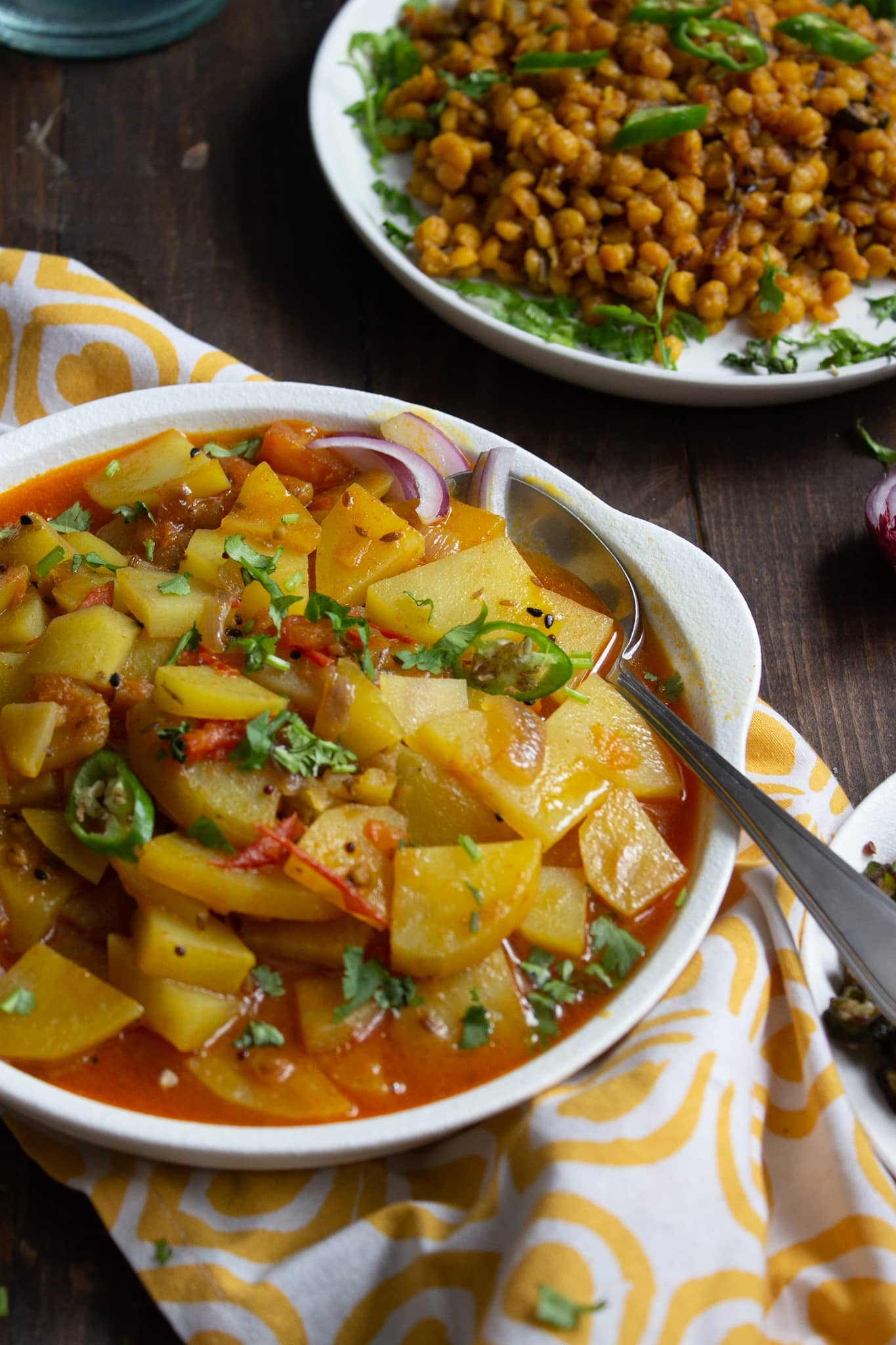 Aalu Shorba or Potato Curry - Flour & Spice