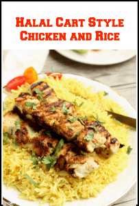 Halal Cart Style Chicken and Rice - a Soul Satisfying Plate - Flour & Spice