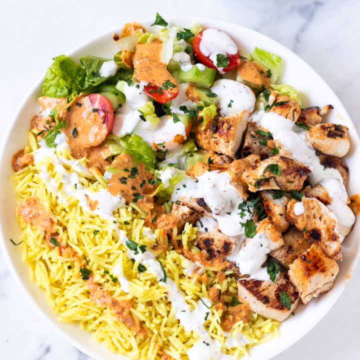 Better than Halal Cart Chicken and Rice - Flour & Spice