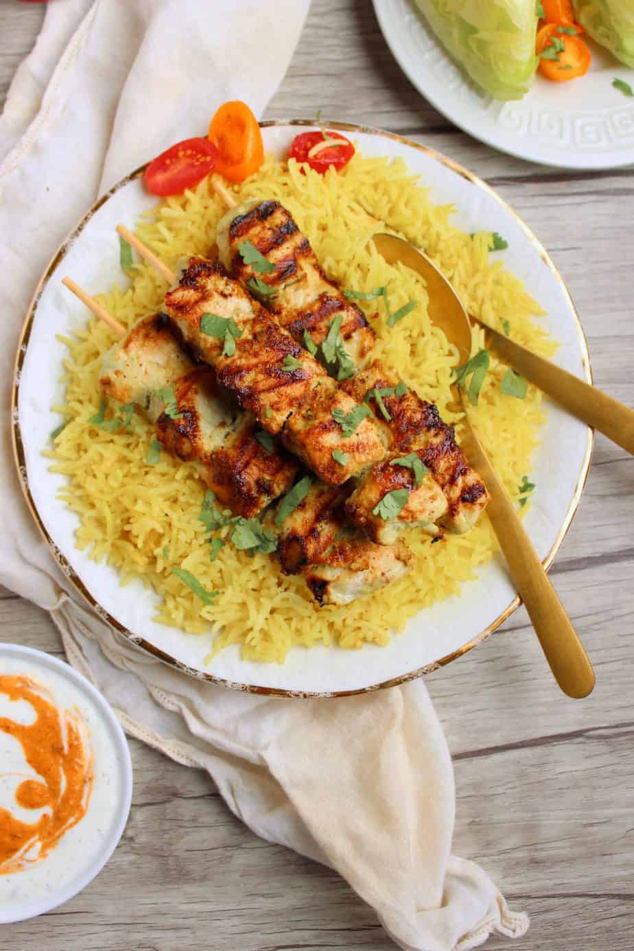 Halal Cart Style Chicken and Rice - a Soul Satisfying Plate - Flour & Spice