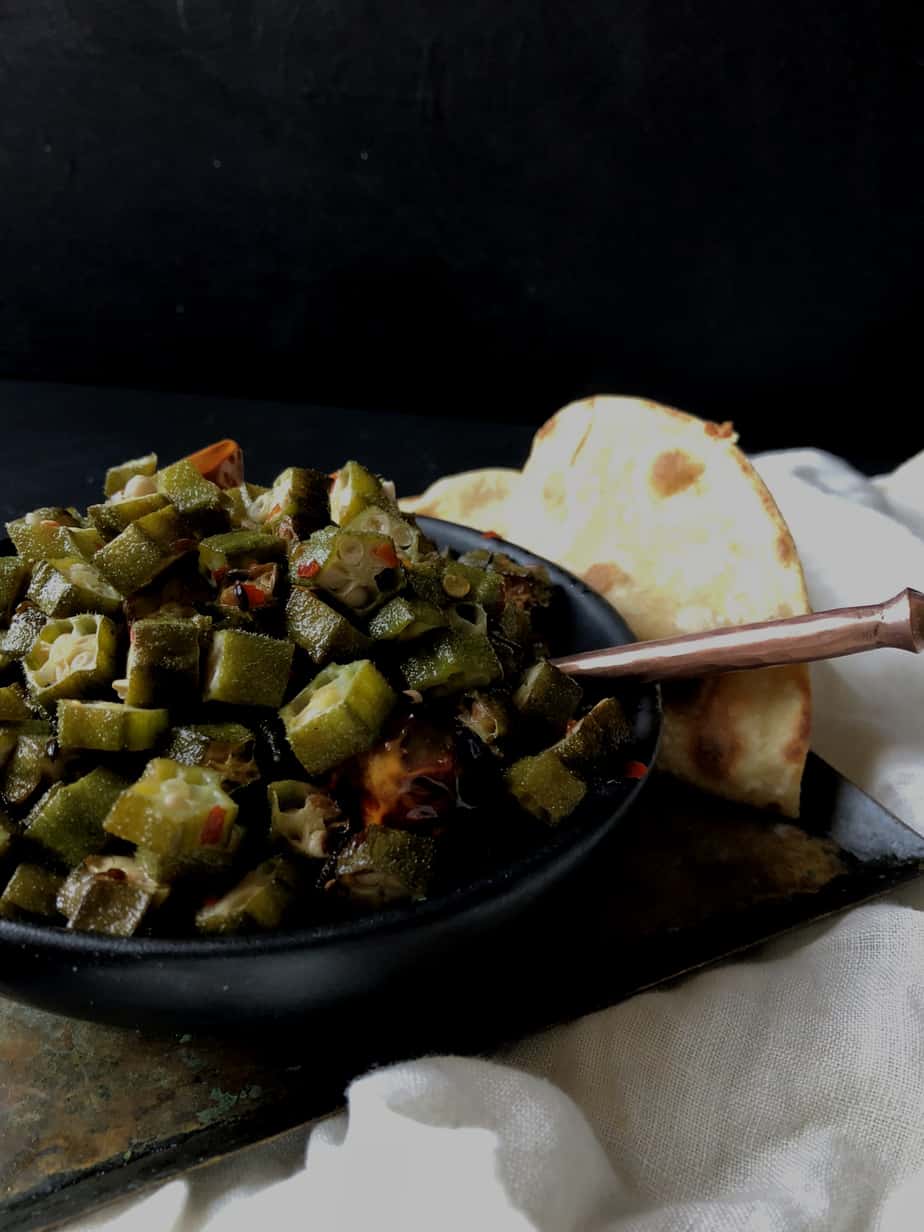 Bhindi ki Sabzi or Spicy Pakistani Style Okra - Flour & Spice