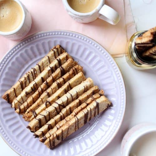 Crunchy Delicious Hazelnut Sticks - Flour & Spice