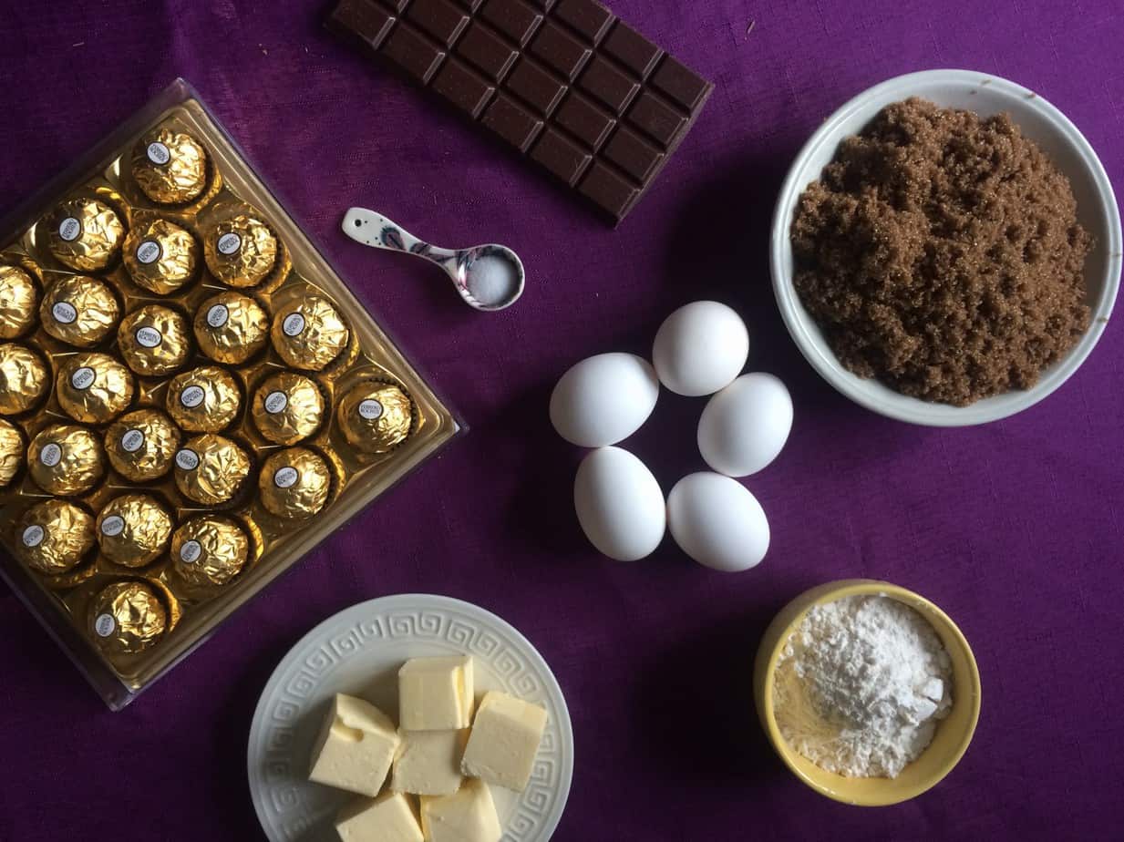 Ferrero Rocher Brownies - Large enough for a crowd, but good enough to ...