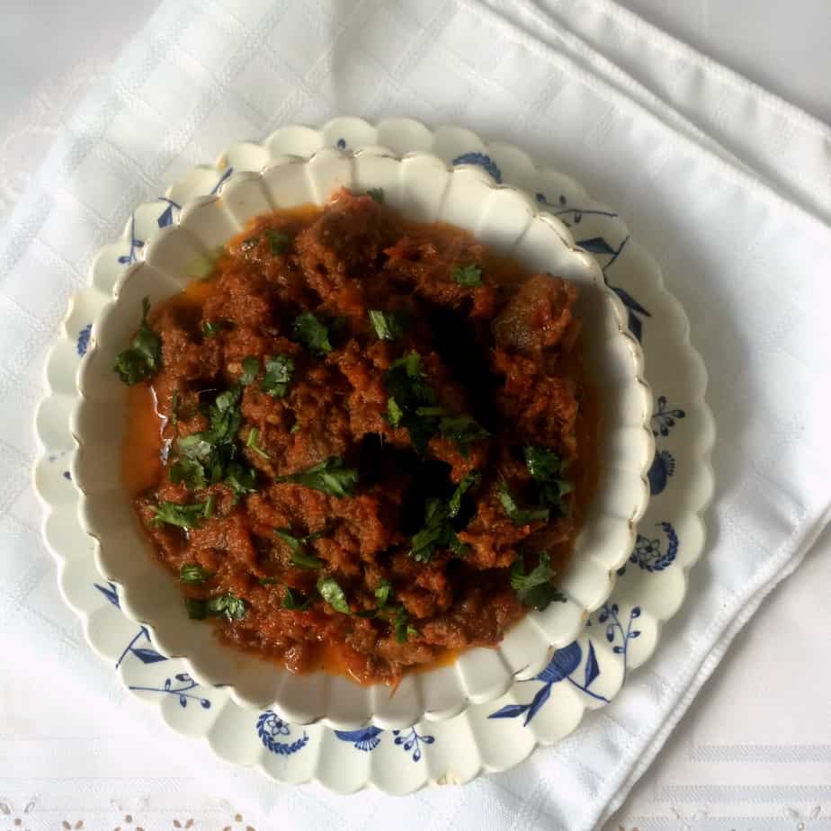 Tamatar Gosht - Stovetop and Instant Pot Instructions - Flour & Spice