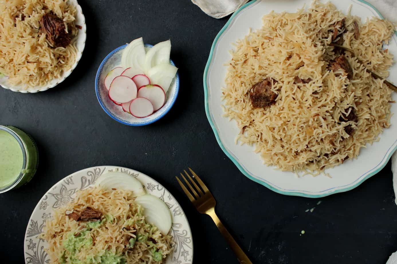 Yakhni Pulao Made Quicker with an Instant Pot - Flour & Spice