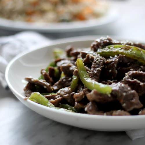 Chinese Beef Chilli Dry - Pakistani Recipe - Flour & Spice