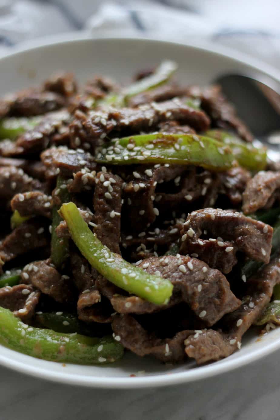 Chinese Beef Chilli Dry - Pakistani Recipe - Flour & Spice