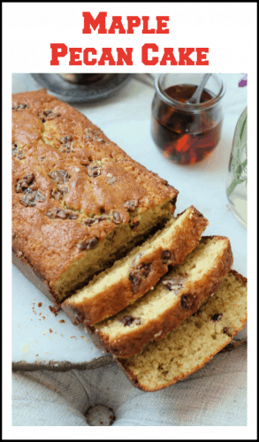 Maple Pecan Cake - Flour & Spice