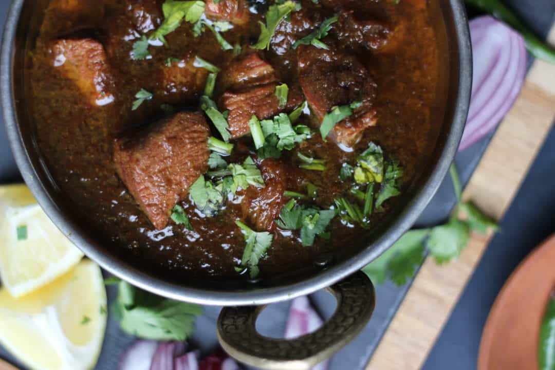 Chicken Kalia or Salan - Pakistani Chicken Curry - Flour & Spice