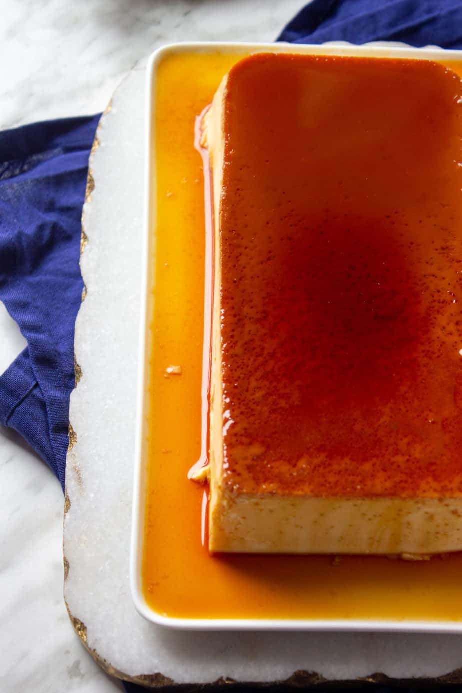 Velvety Caramel Custard - Flour & Spice