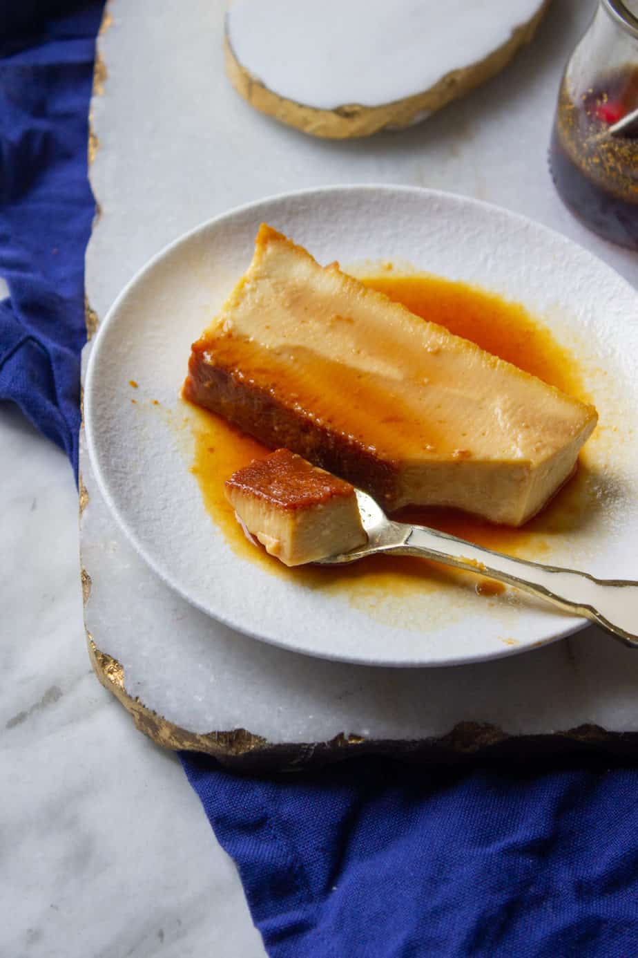 Velvety Caramel Custard - Flour & Spice