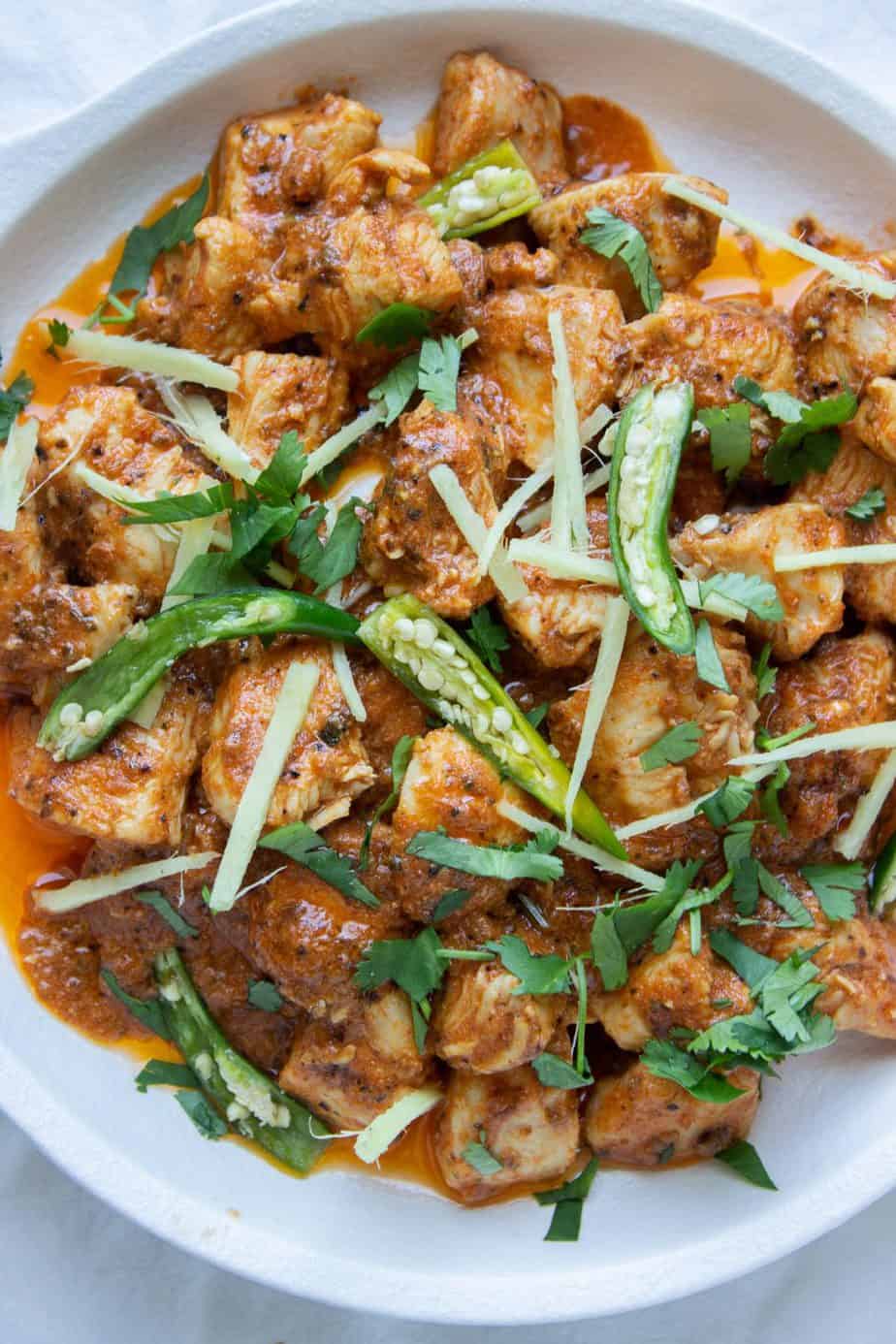 Boneless Chicken Karahi - Flour & Spice