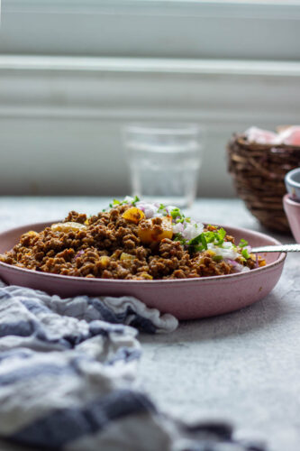 Aloo Keema - Tips for the BEST Keema (Pakistani) - Flour & Spice