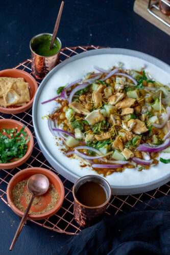 Mixed Plate Chaat - from a Karachiite - Flour & Spice