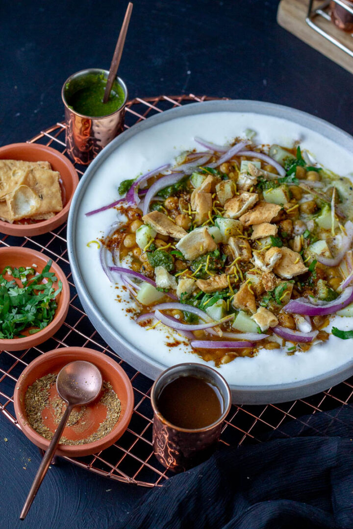 Mixed Plate Chaat - from a Karachiite - Flour & Spice