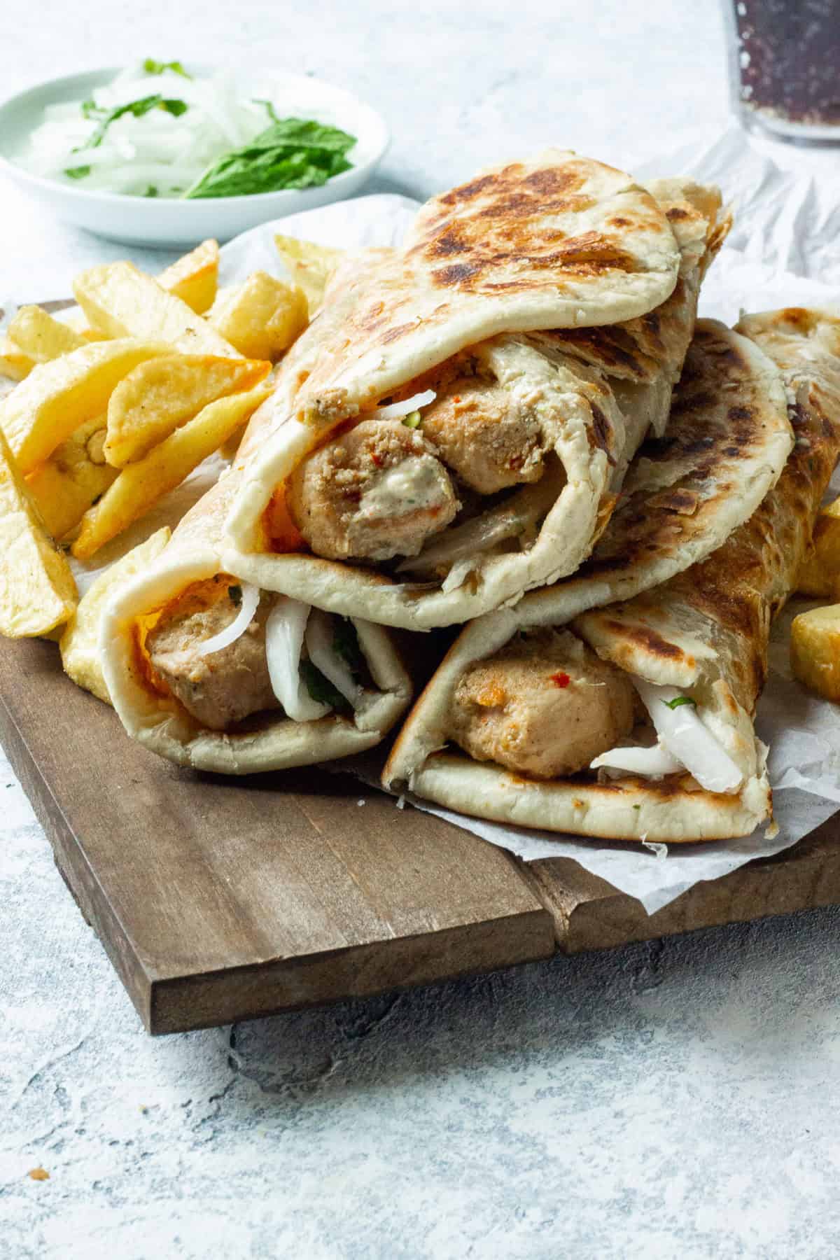 Chicken Paratha Rolls - Weeknight Easy + Pakistani Recipe - Flour & Spice