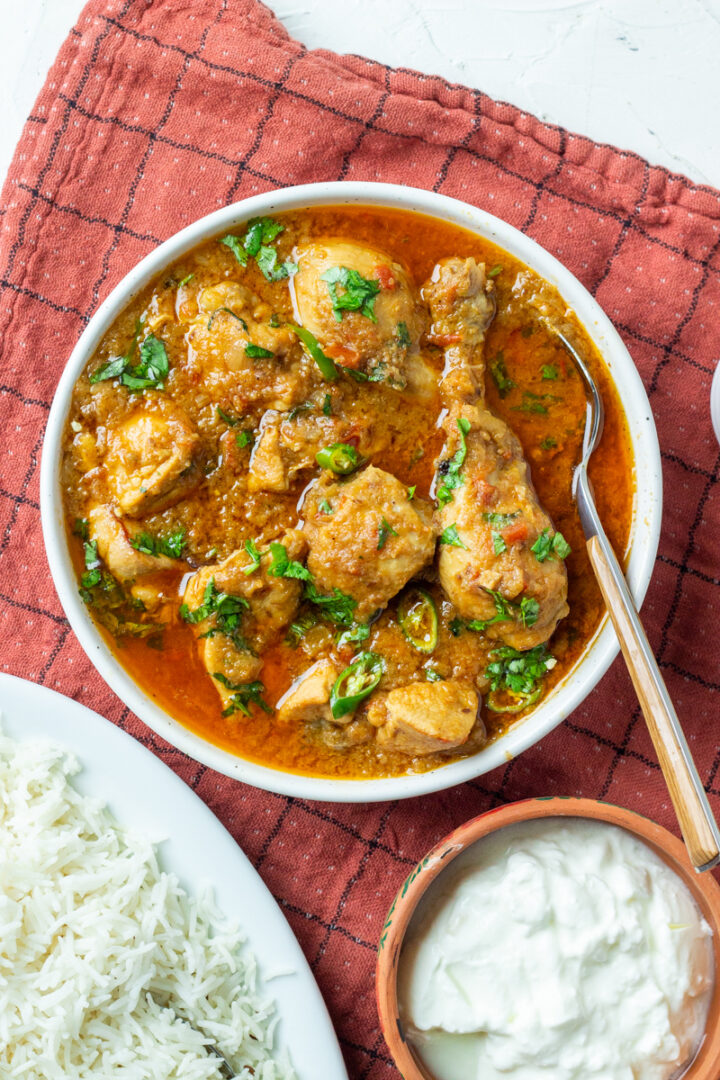 Homestyle Chicken Salan (Chicken Curry) - Flour & Spice