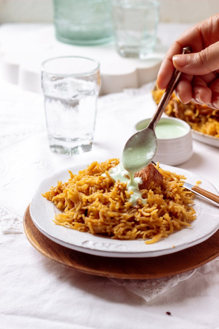 The BEST One-Pot Chicken Pulao - Flour & Spice