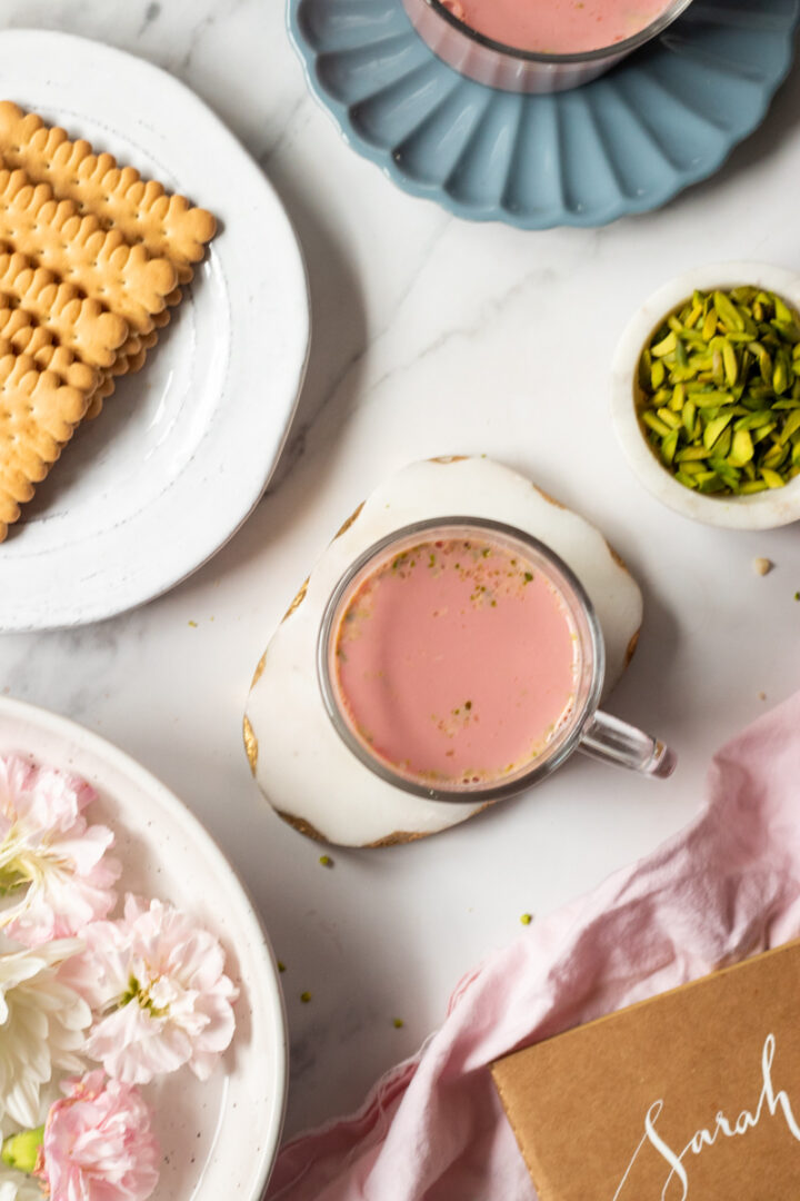 Kashmiri Chai - Authentic Pakistani Pink Tea - Flour & Spice
