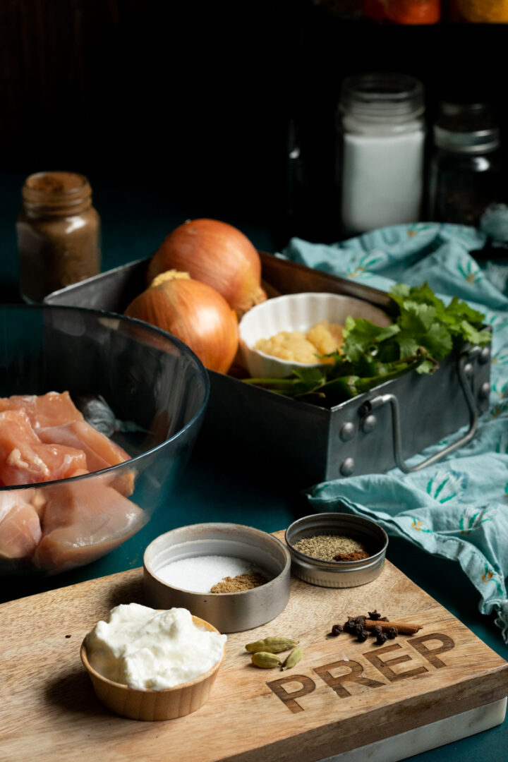 White Chicken Curry or Salan - Simple, and Comforting - Flour & Spice
