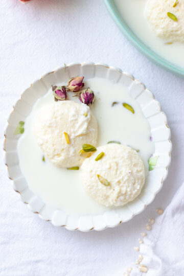 Soft Milk Powder Rasmalai - 20 Minutes - Flour & Spice