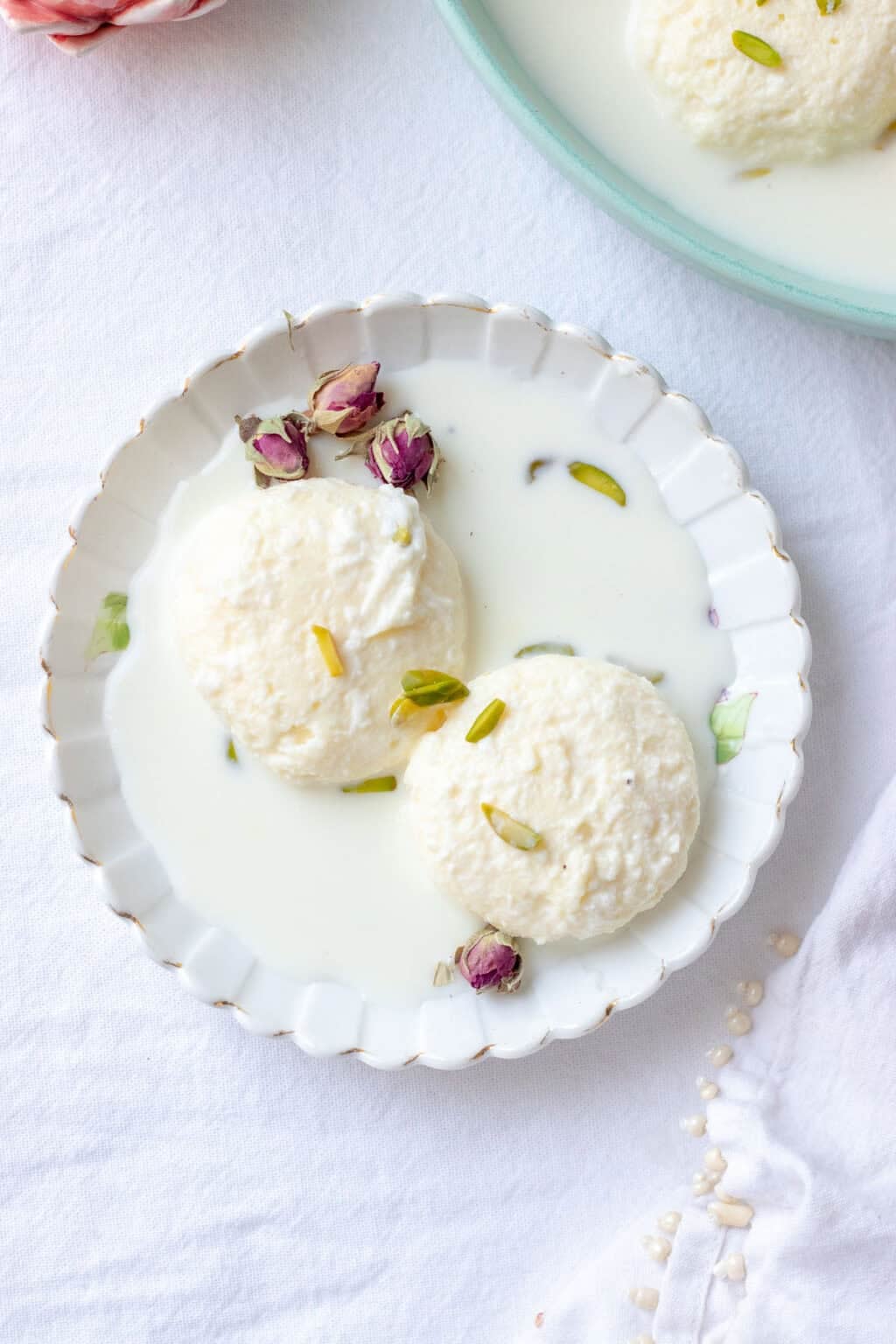 Soft 20-Minute Rasmalai - Milk Powder - Flour & Spice