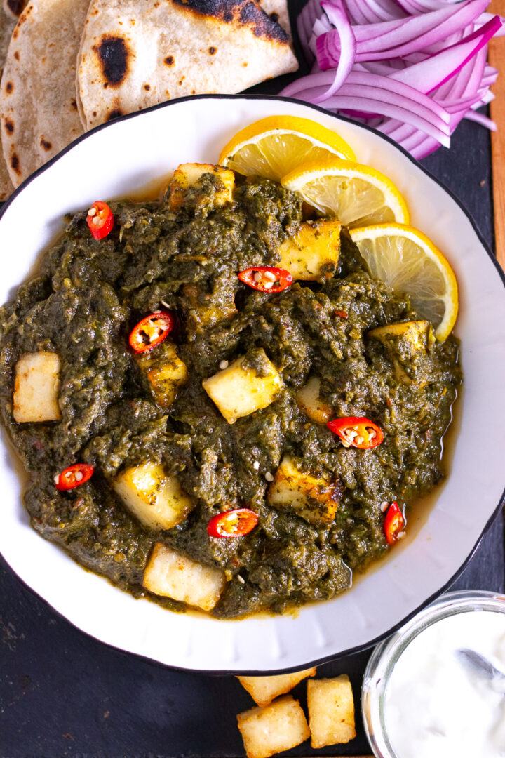 Pakistani Palak Paneer - Flour & Spice