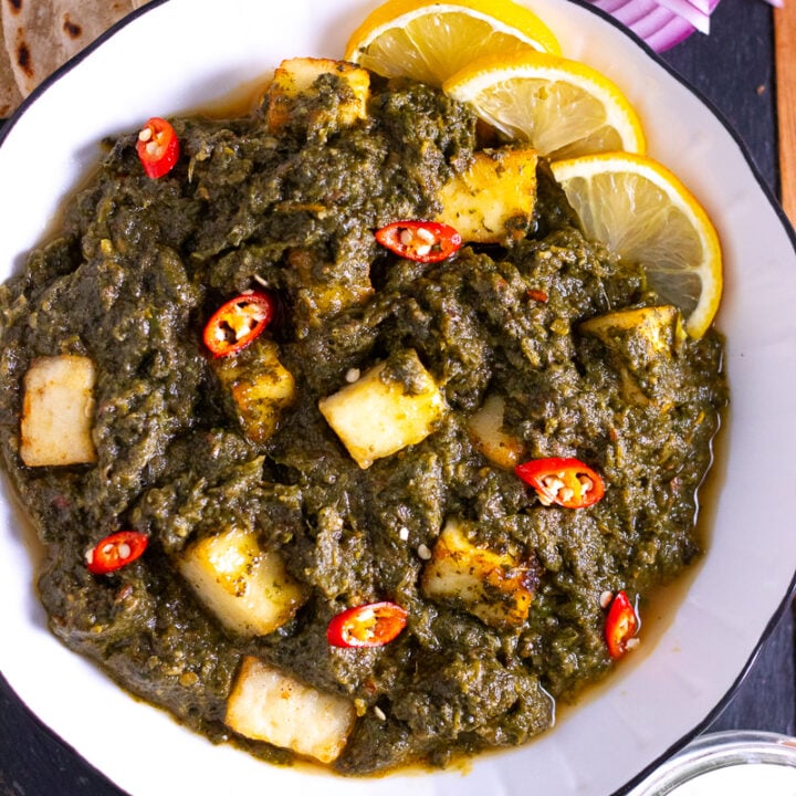 Pakistani Palak Paneer - Flour & Spice